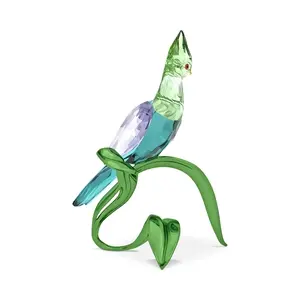 SWAROVSKI Idyllia Collection Green Turaco Crystal Figurine