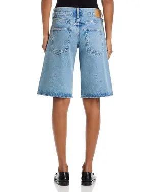 Rag & Bone Ariel High-rise Denim Shorts - Everglade