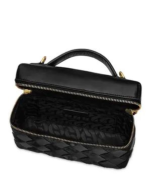 Rebecca Minkoff Woven Leather Train Case