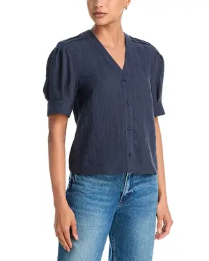 Rag & Bone Taylor Short Sleeve Shirt - Sal