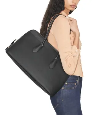 Tory Burch Lock Leather Satchel