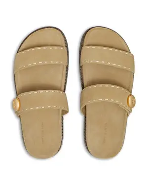 Tory Burch Romy Sport Slides - Butterscotch