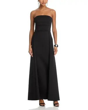 Aqua Tech Scuba Strapless Maxi Dress Exclusive