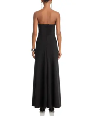 Aqua Tech Scuba Strapless Maxi Dress Exclusive