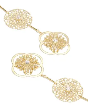 Ramy Brook Selena Crystal Triple Drop Earrings