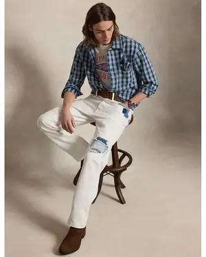 Polo Ralph Lauren Heritage Straight Distressed Jeans