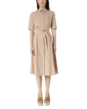 Gerard Darel Rana Belted Shirtdress