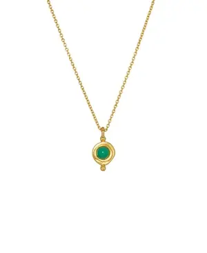 OTTOMAN HANDS Birthstone Pendant Necklace - May