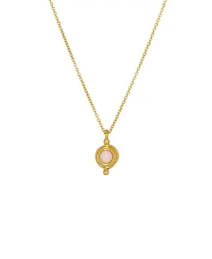 OTTOMAN HANDS Birthstone Pendant Necklace - October