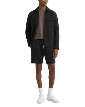 REISS Reid Drawstring Shorts - Navy