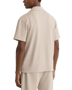 REISS Cedric Textured Cuban Shirt