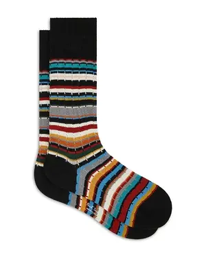 Paul Smith Striped Crew Socks - Multi Colored