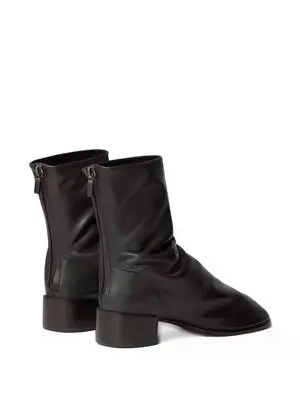 LEMAIRE Glove Zip Ankle Boots