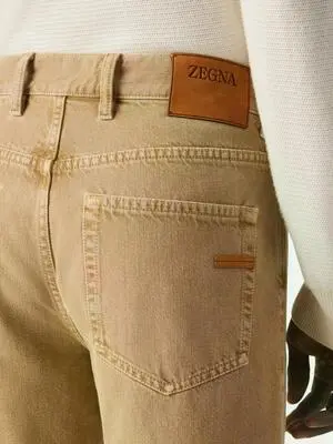 Zegna Cotton Trousers - Neutrals