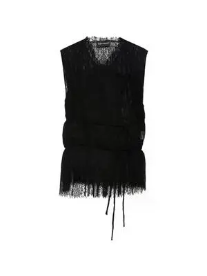 PAULINE DUJANCOURT Lace Tie Top
