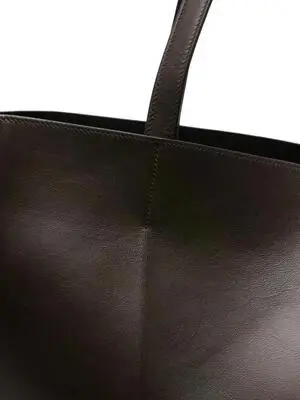TOTEME Roam Leather Tote Bag - Brown