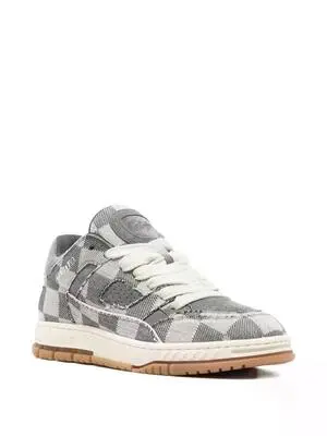 Axel Arigato Checkered Lace-up Sneakers - Grey