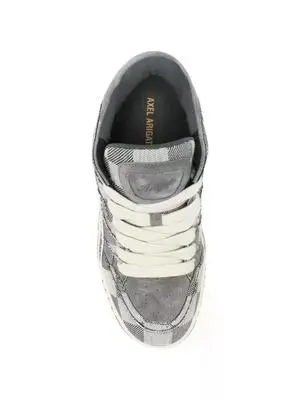Axel Arigato Checkered Lace-up Sneakers - Grey
