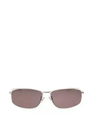 Balenciaga Rectangle-frame Sunglasses - Silver