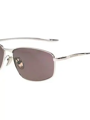 Balenciaga Rectangle-frame Sunglasses - Silver