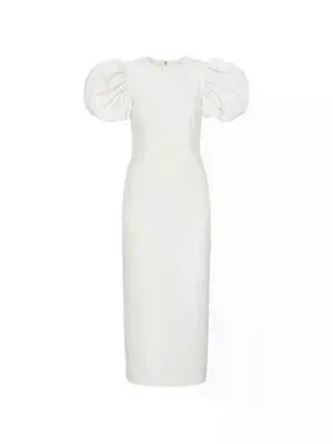 ROTATE BY BIRGER CHRISTENSEN Jacquard Midi Dress