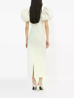 ROTATE BY BIRGER CHRISTENSEN Jacquard Midi Dress