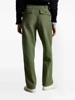 Polo Ralph Lauren Button-tab Straight Trousers - Green