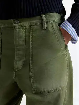 Polo Ralph Lauren Button-tab Straight Trousers - Green