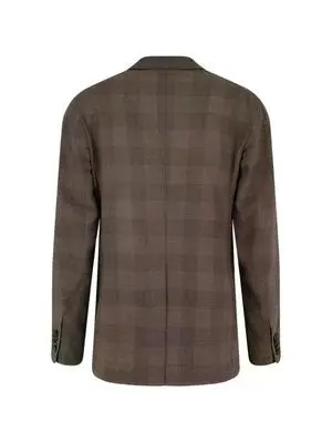 Tagliatore Double-breasted Check Blazer