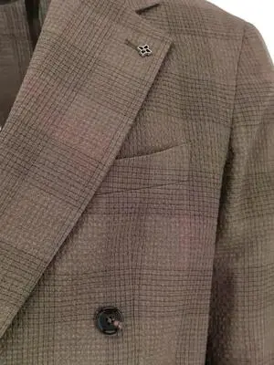 Tagliatore Double-breasted Check Blazer