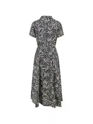 Aspesi Floral Print A-line Dress