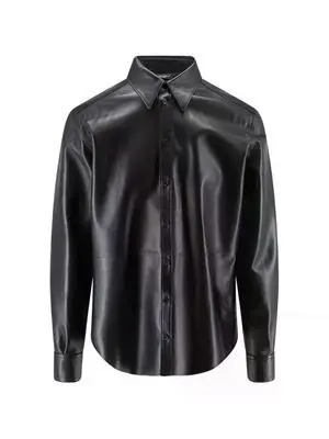 Dolce & Gabbana Buttoned Leather Shirt