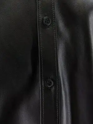 Dolce & Gabbana Buttoned Leather Shirt