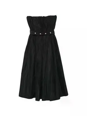 MSGM Buttoned Belted Dress