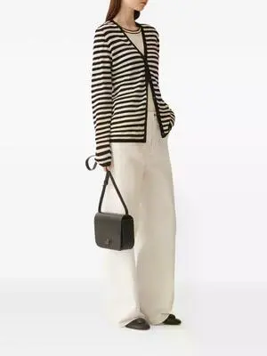 Fabiana Filippi Striped V-neck Cardigan