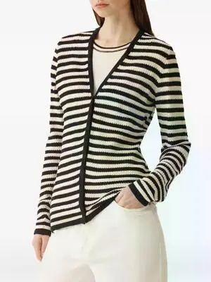 Fabiana Filippi Striped V-neck Cardigan