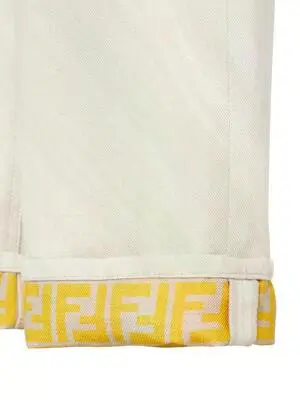 Fendi Straight Leg Jeans - Neutrals
