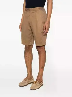 PT TORINO Button Pleated Shorts