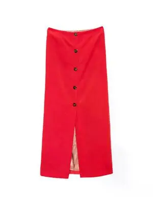 BLAZÉ MILANO Button-front Maxi Skirt