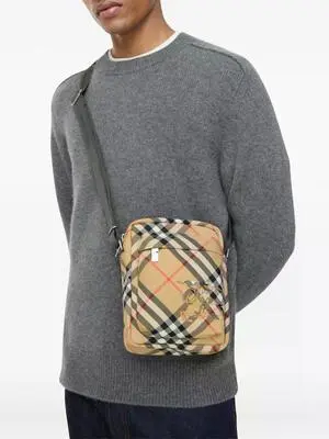 Burberry Check Pattern Shoulder Bag