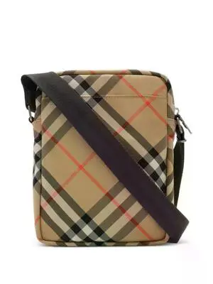 Burberry Check Pattern Shoulder Bag
