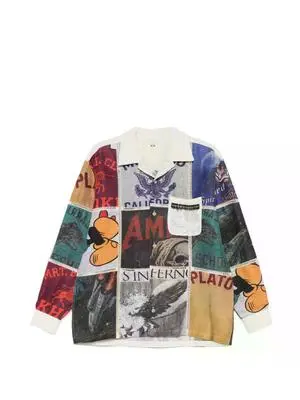 KHOKI Graphic Print Pocket Shirt