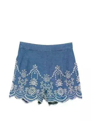 Mc2 Saint Barth Frill Shorts For Women