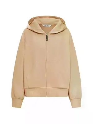 Max Mara Zip-up Hoodie With Drawstring