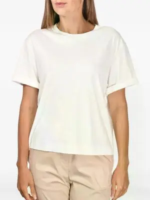 GRAN SASSO Rolled Cuff Top