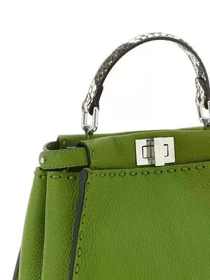 Fendi Mini Peekaboo Stitched Tote