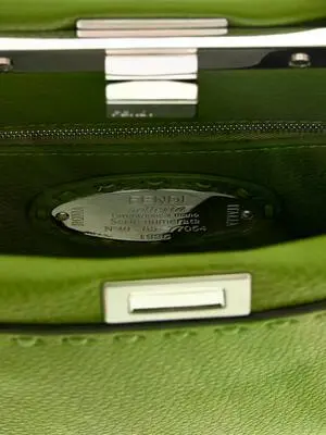 Fendi Mini Peekaboo Stitched Tote