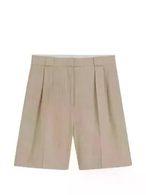 Hugo Pinstriped Pleated Shorts