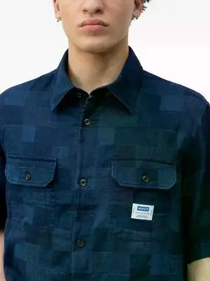Hugo Ekyno Chest-pocket Checked Shirt