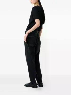 Studio Nicholson Seren Ribbed Top - Black